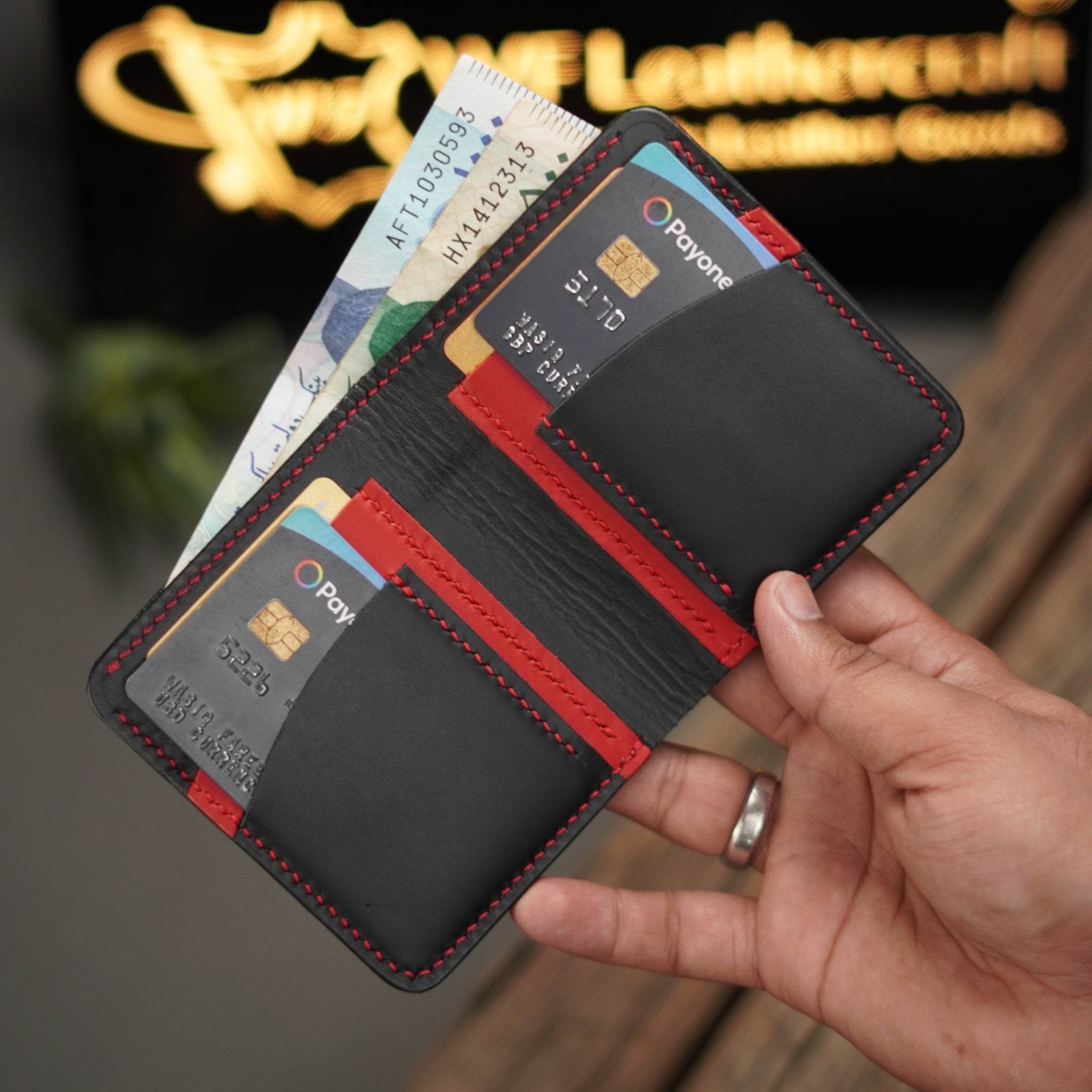 100% leather wallet made in pakistan