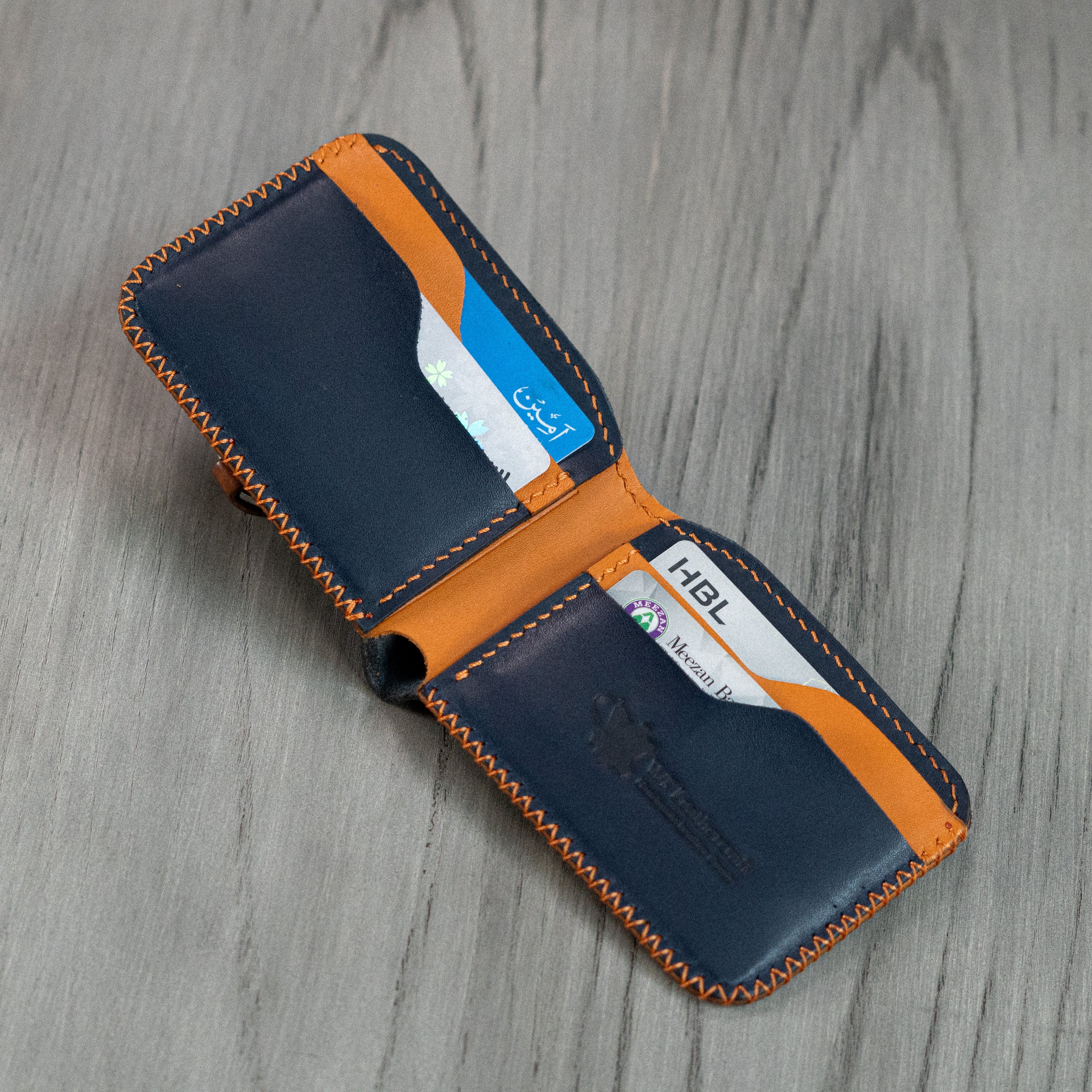 Pure leather wallet - handmade leather wallet in pakistan - men's ...