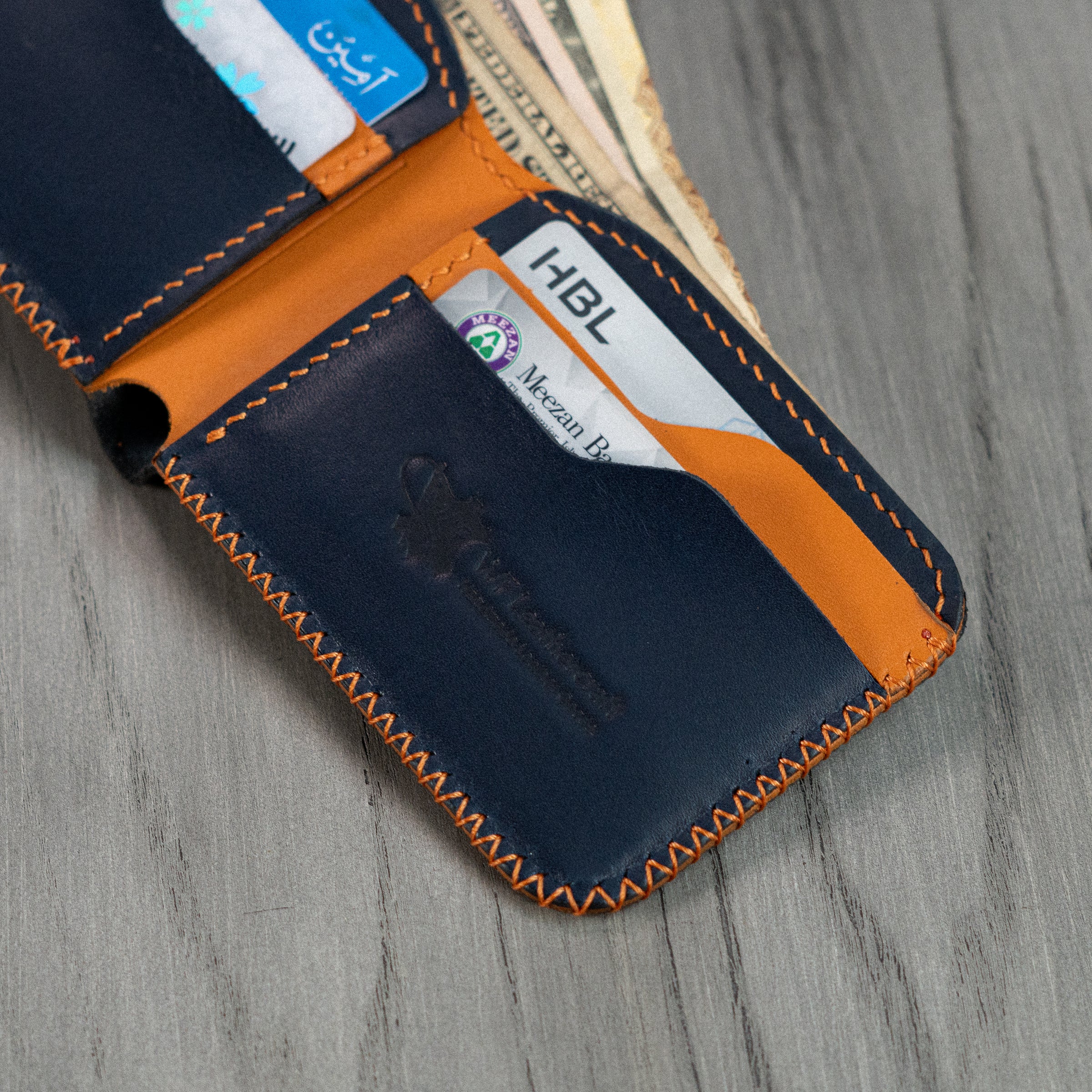 Pure leather wallet - handmade leather wallet in pakistan - men's ...